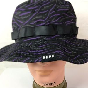 Neff | Accessories | Neff Forever Fun Boonie Type Tiger Stripe Purple ...